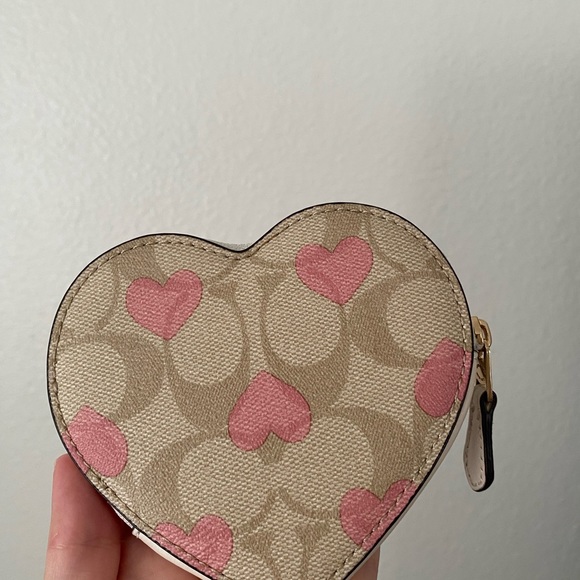 Coach | Bags | Coach Heart Shaped Coin Purse | Poshmark